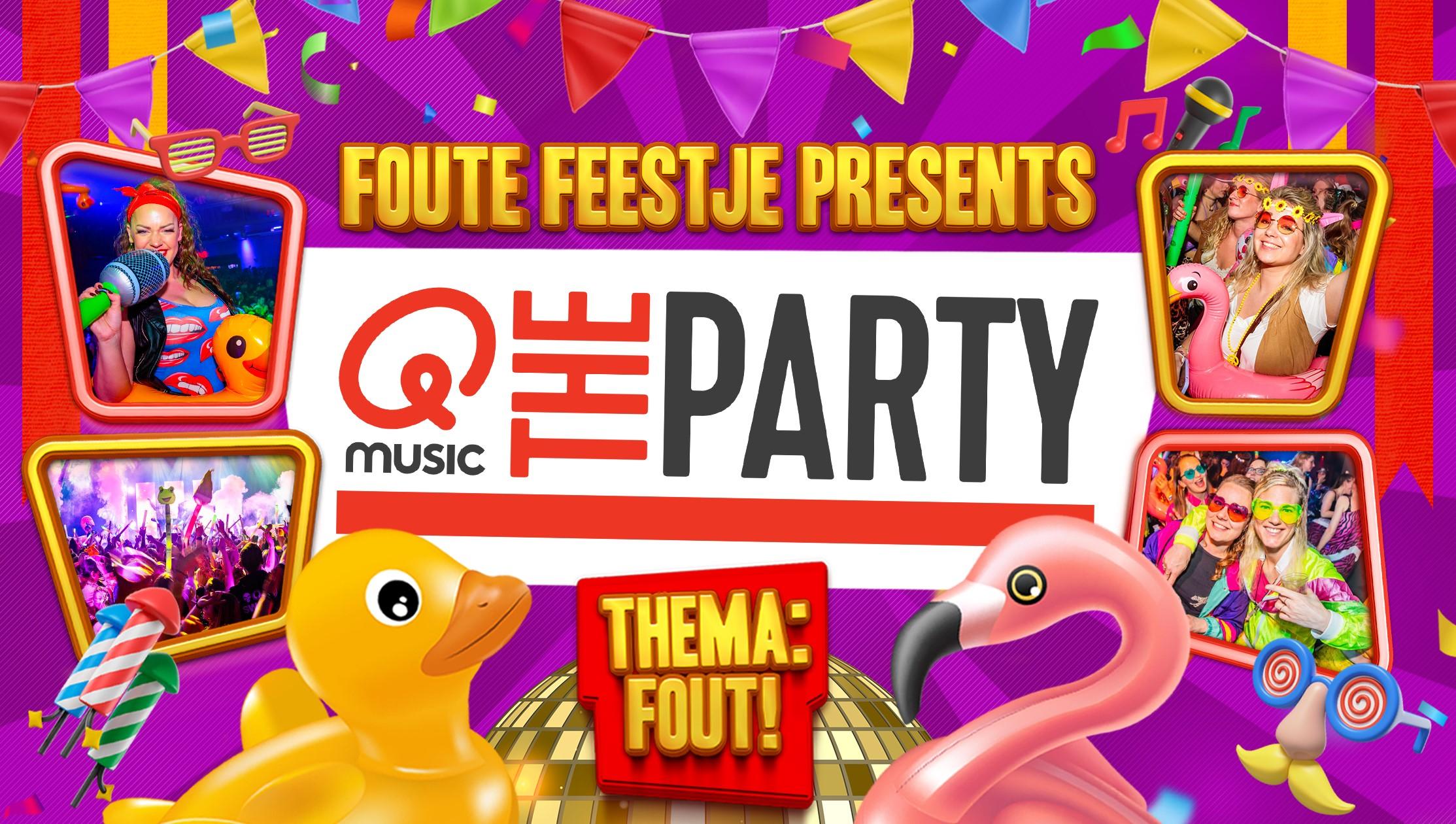 Foute Feestje met Qmusic The Party FOUT! - Effenaar